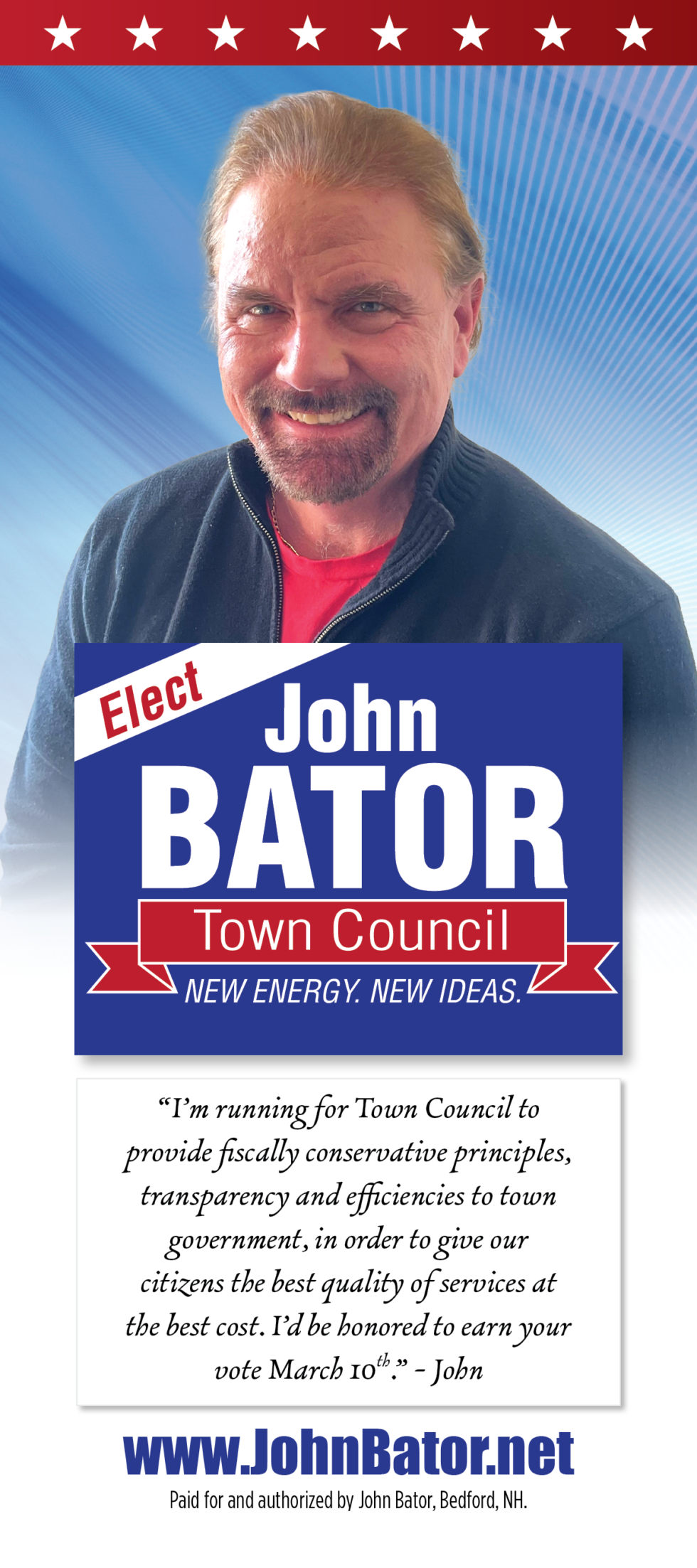 EVENTS | John Bator for Bedford Town Council